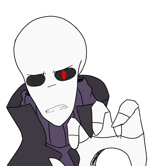 Drawing Dr gaster - ibisPaint