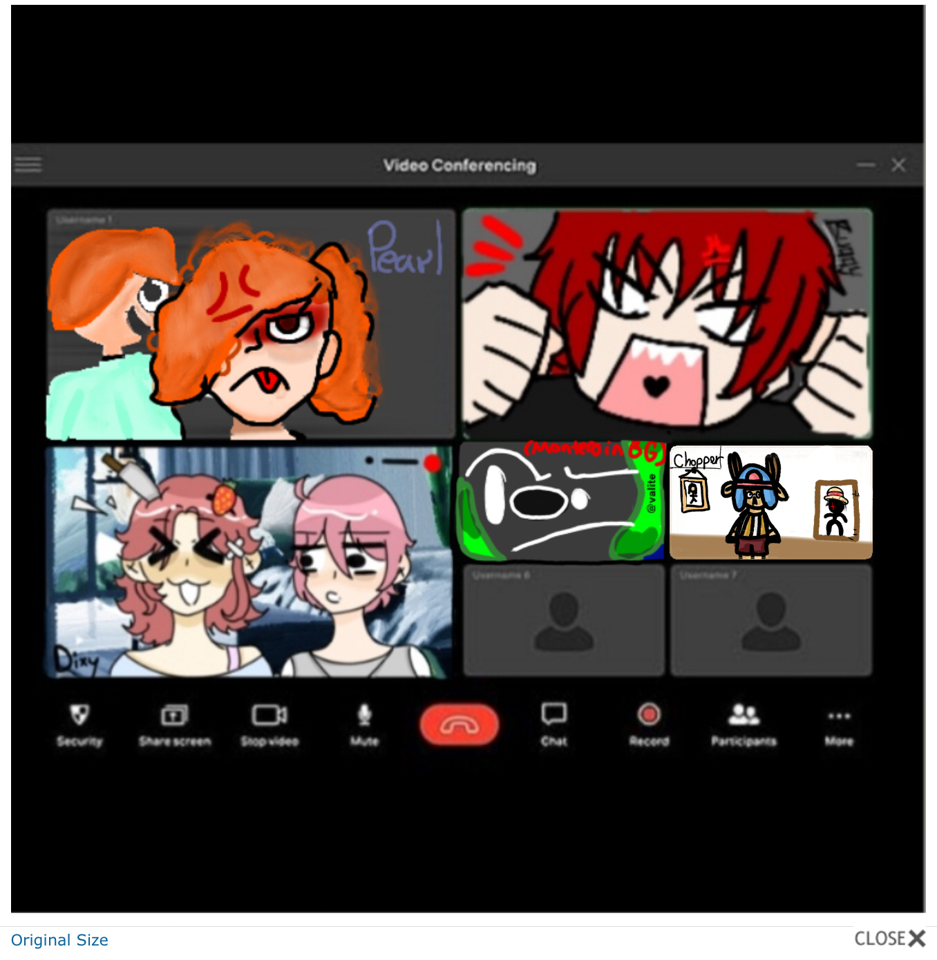 Group chat crossover - ibisPaint