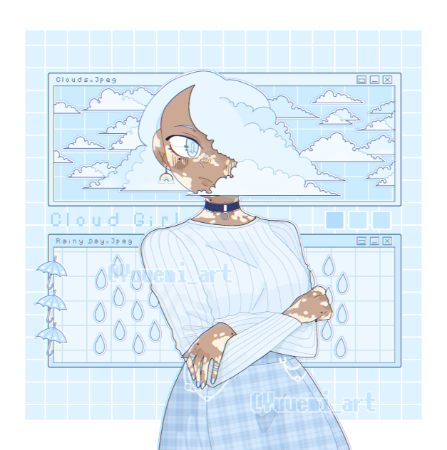 Cloud Girl 雲女の子 - ibisPaint