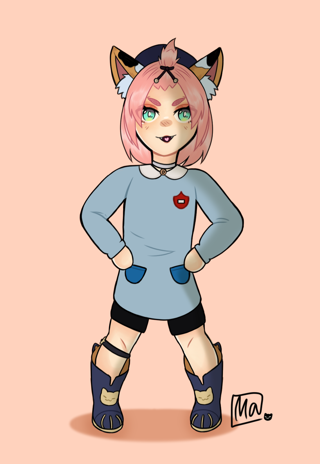 Diona Genshin impact (^• ω •^) - ibisPaint