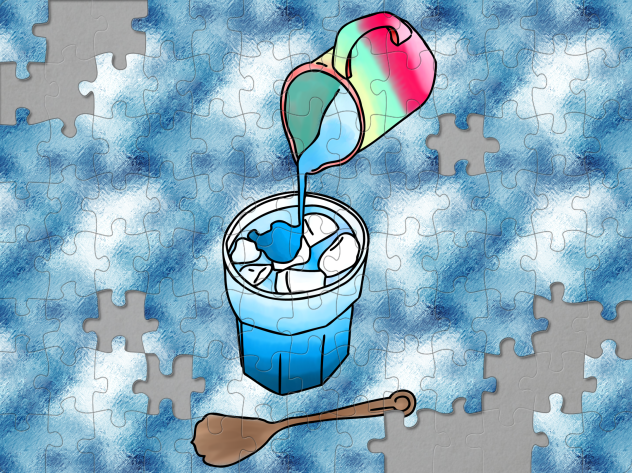 Water filling (puzzle) - ibisPaint