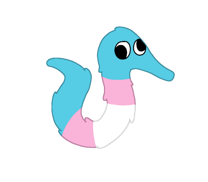 transgender worm on a string - ibisPaint