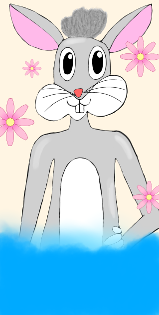 Looney Toones Bugs Bunny Sketch - ibisPaint