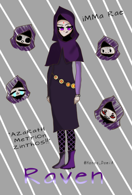 Raven in Hijab - ibisPaint