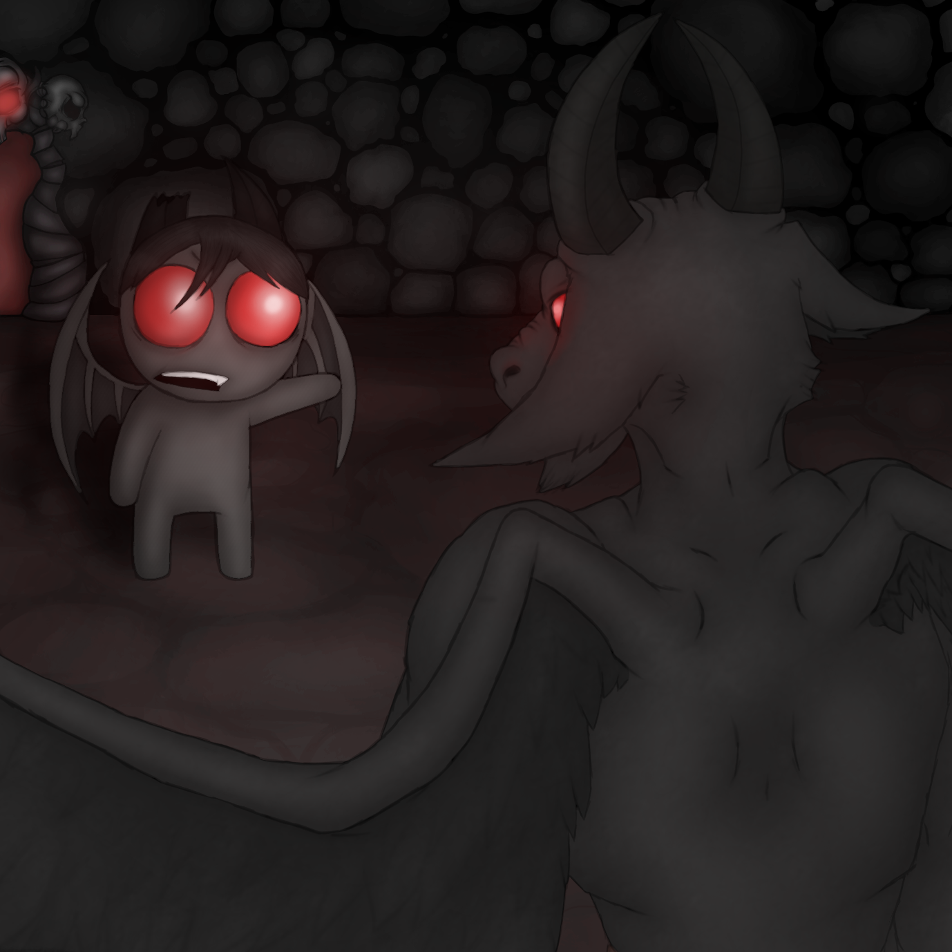 daemon's tail - ibisPaint