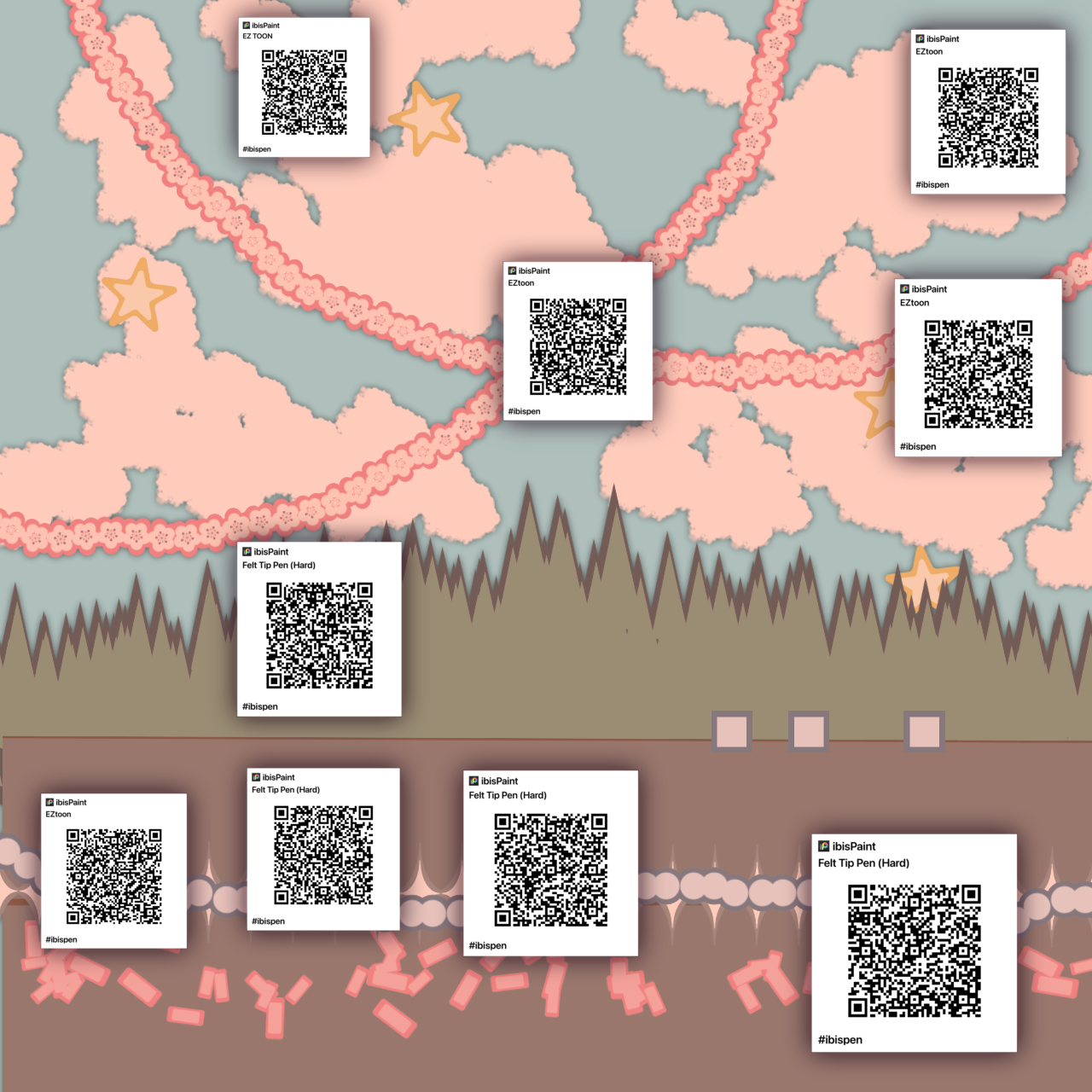 EZ ton background - ibisPaint