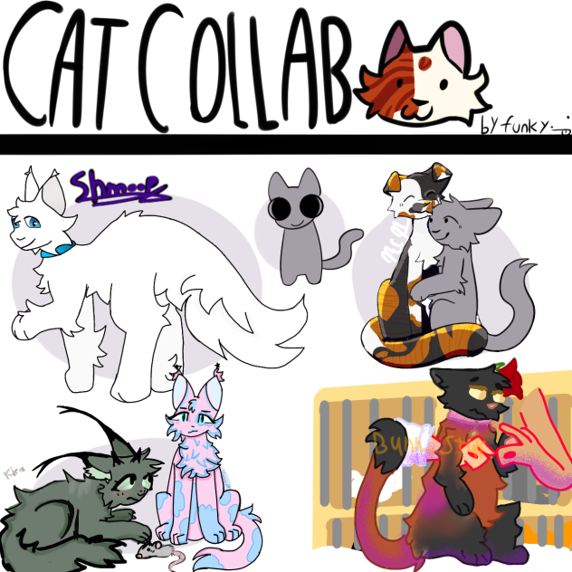 cat collab - ibisPaint