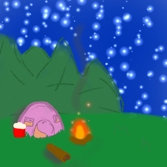 my first drawing that i made in IBX - ibisPaint