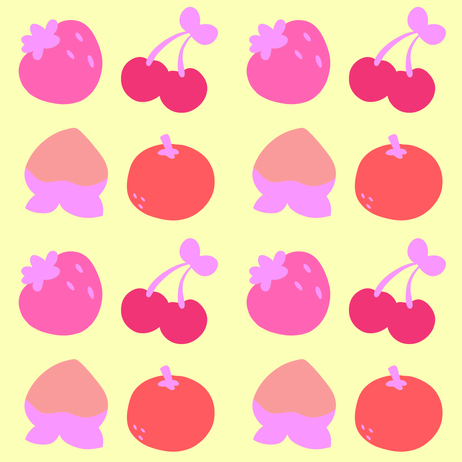 Fruit pattern v3 - ibisPaint