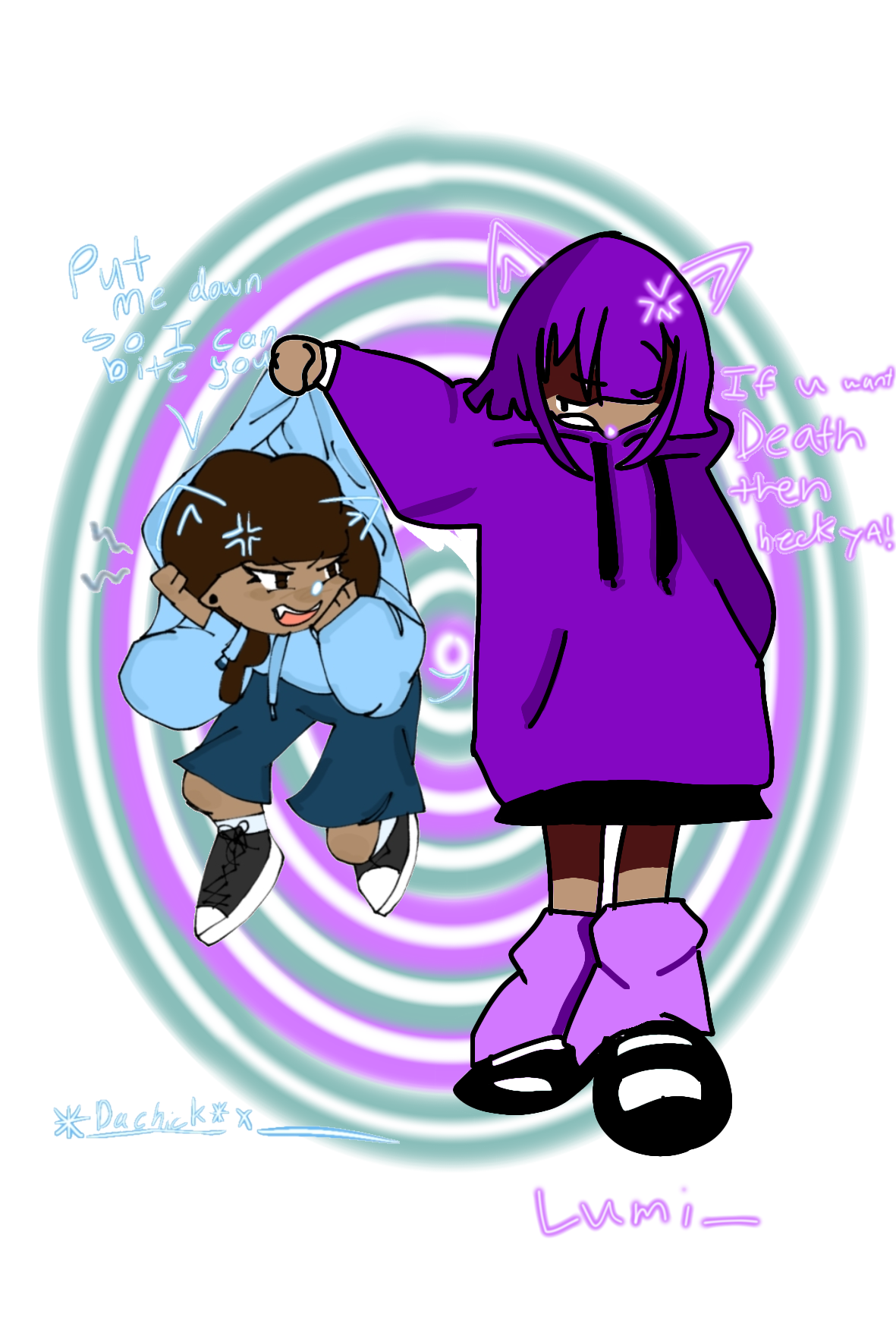 put me down collab @da chick - ibisPaint