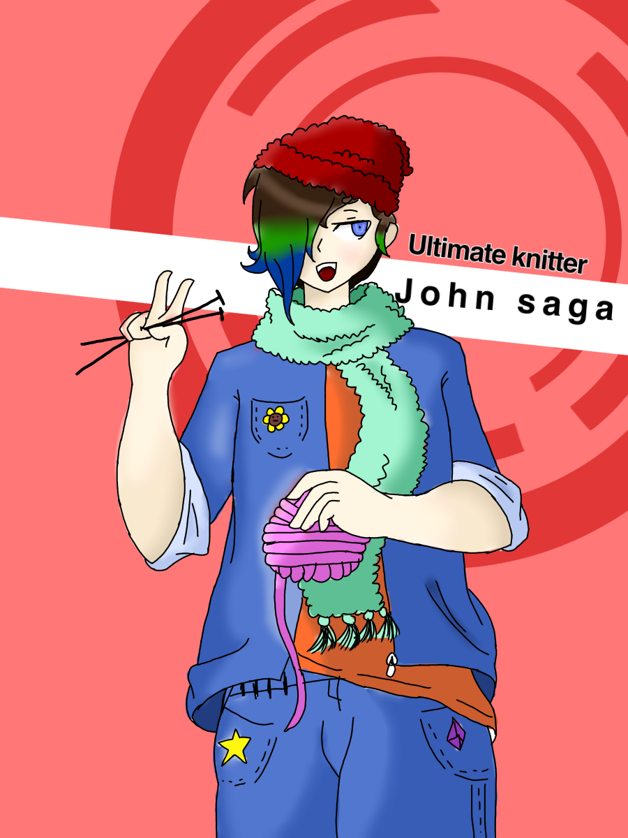 the ultimate knitter John Saga - ibisPaint