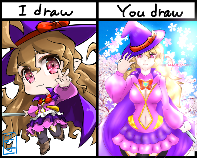 I draw you draw Miyo - ibisPaint