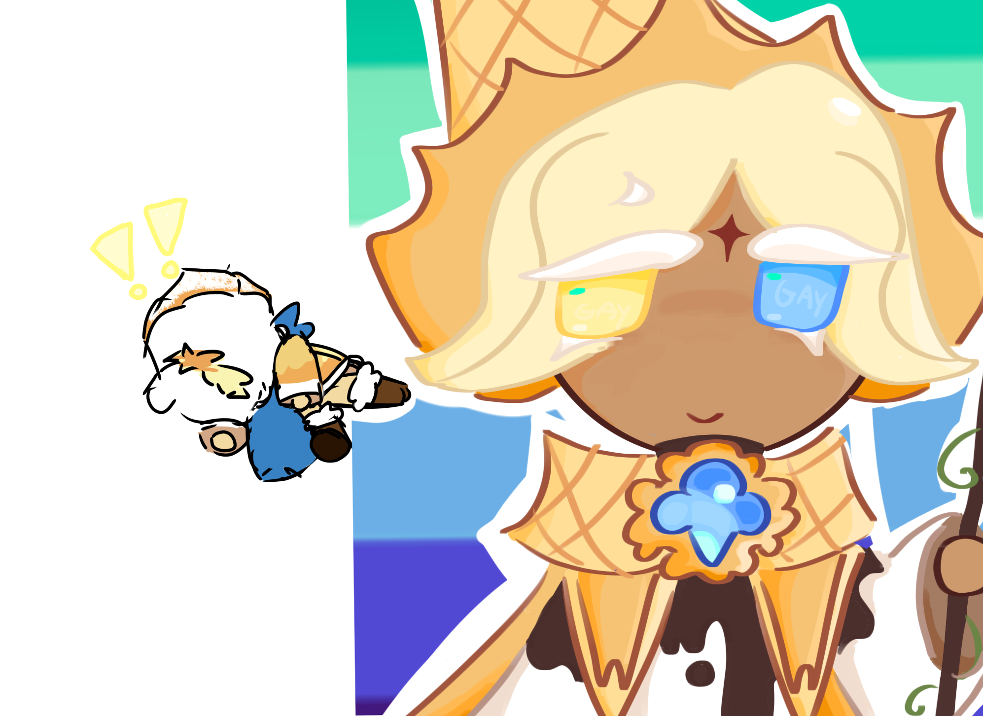 Bro wtf happened to cream puff - ibisPaint
