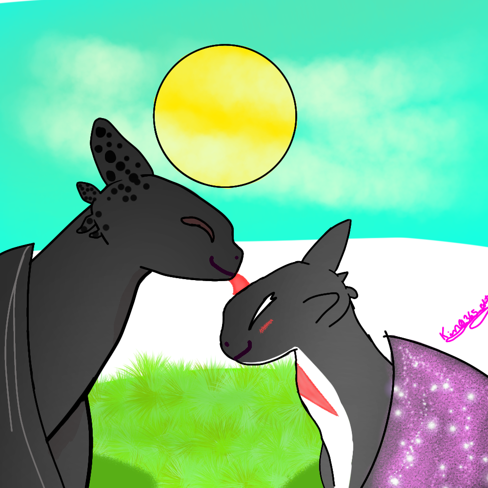 Mi pequeña furia ( chimuelo x Kenzy) - ibisPaint