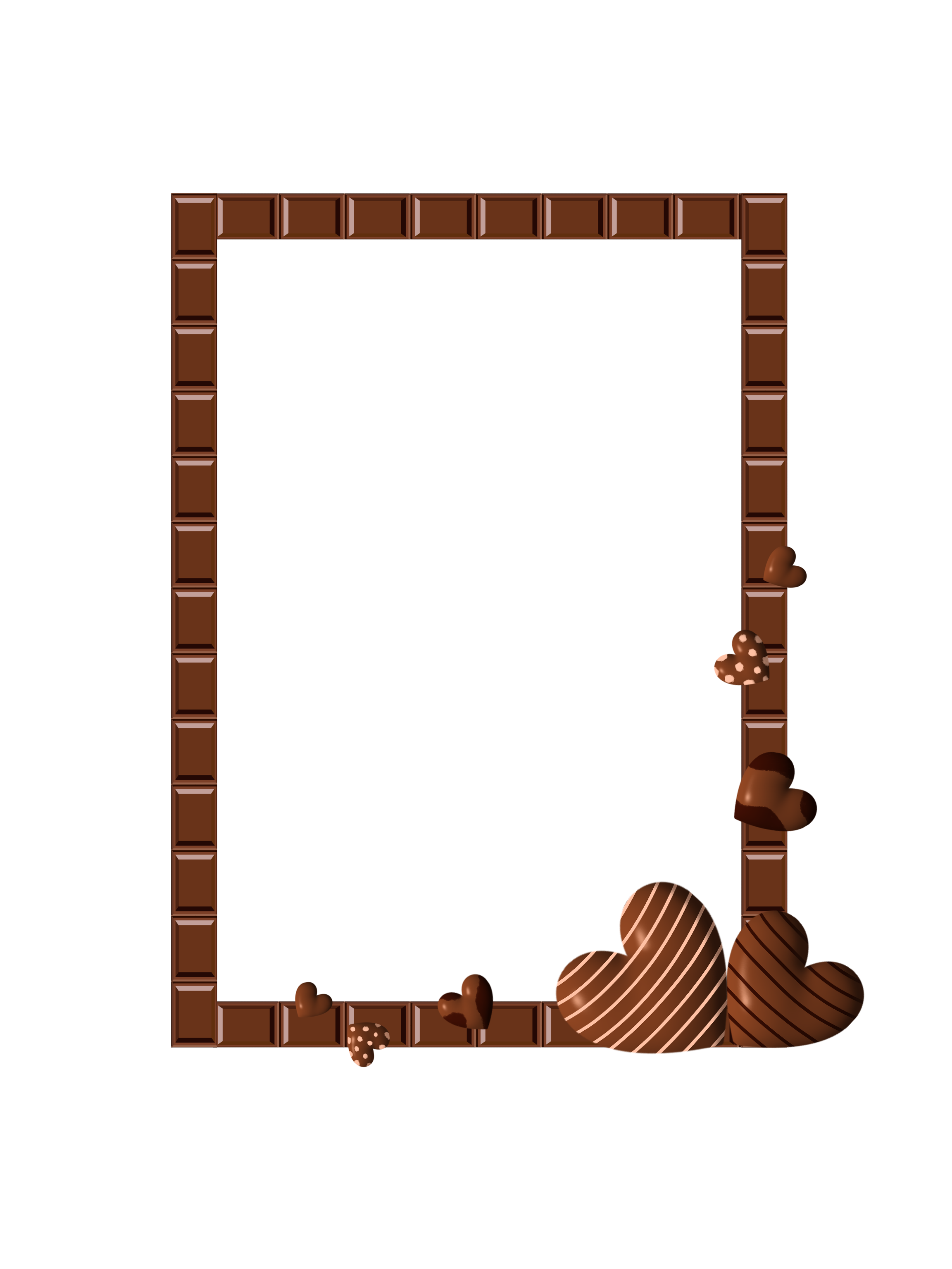 Cute chocolate frame - ibisPaint