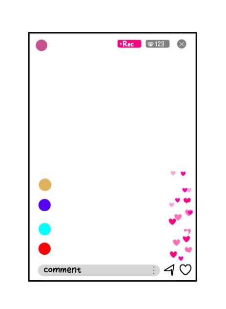 live streaming frame2 - ibisPaint