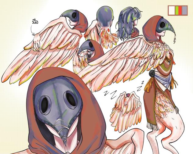 This gawu, she a bird. - ibisPaint