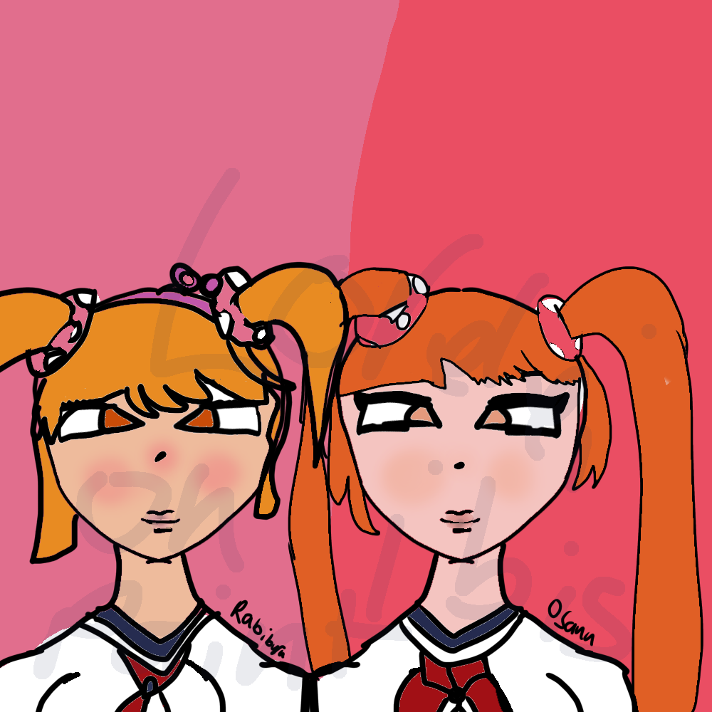 Osana and raiburu - ibisPaint