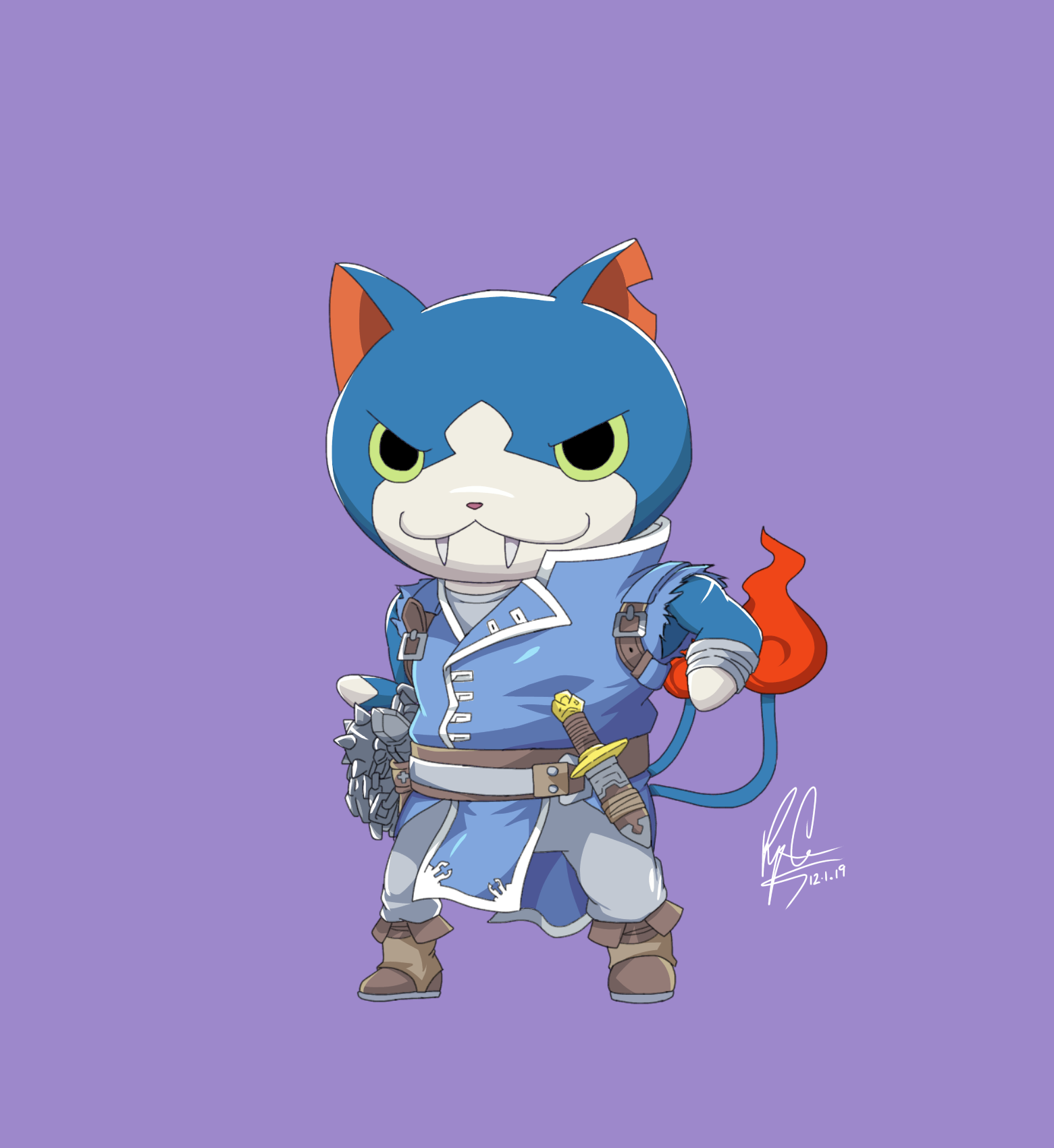 Dracunyan as Richter Belmont - ibisPaint
