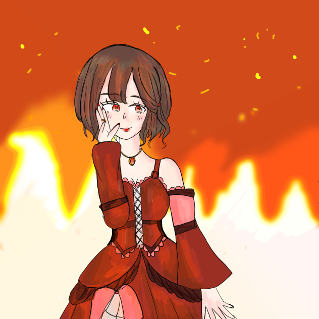 Meiko-my love is on hell fire - ibisPaint