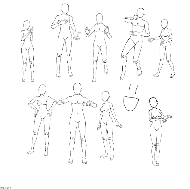 pose references pt.1 - ibisPaint