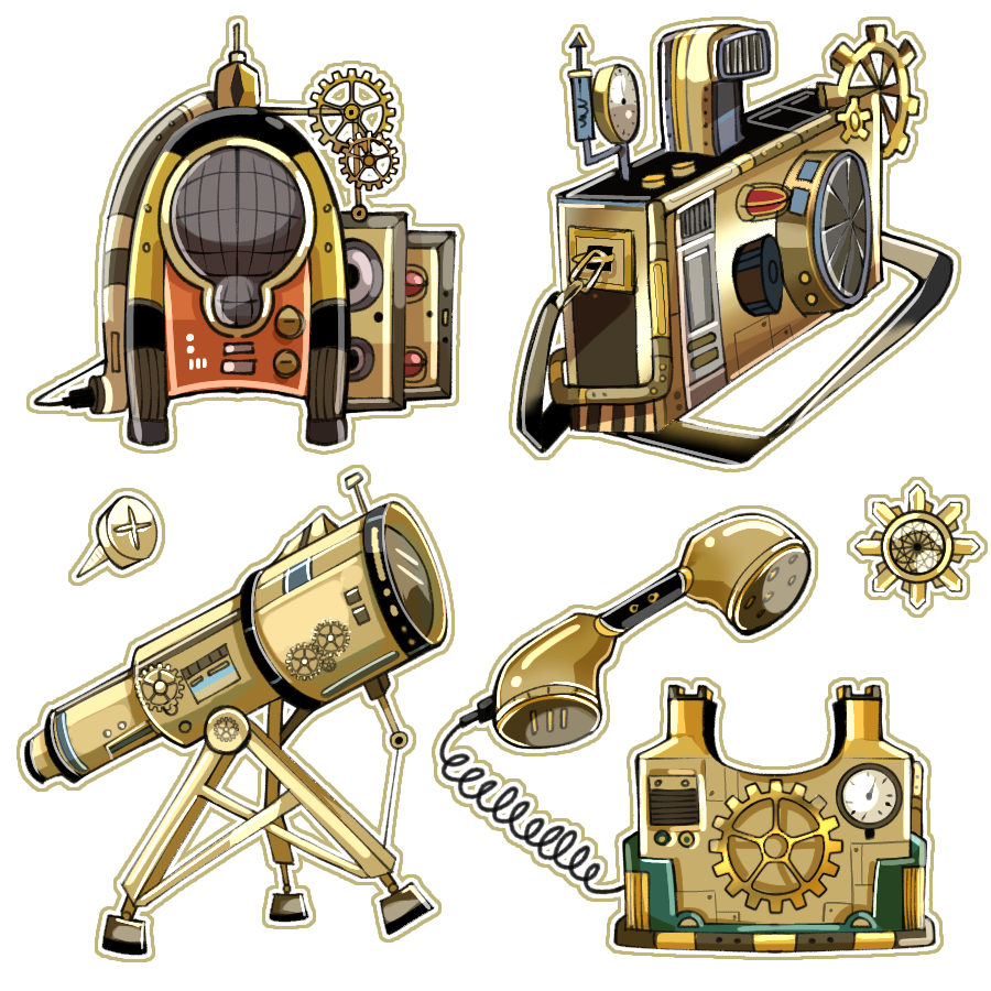 Steampunk sticker 2 - ibisPaint