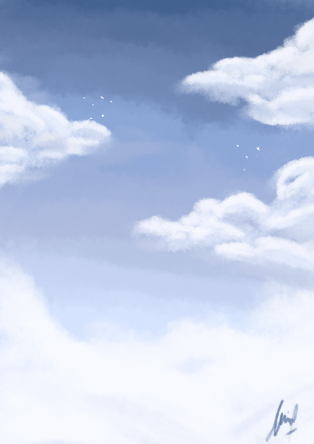 simple cloud - ibisPaint