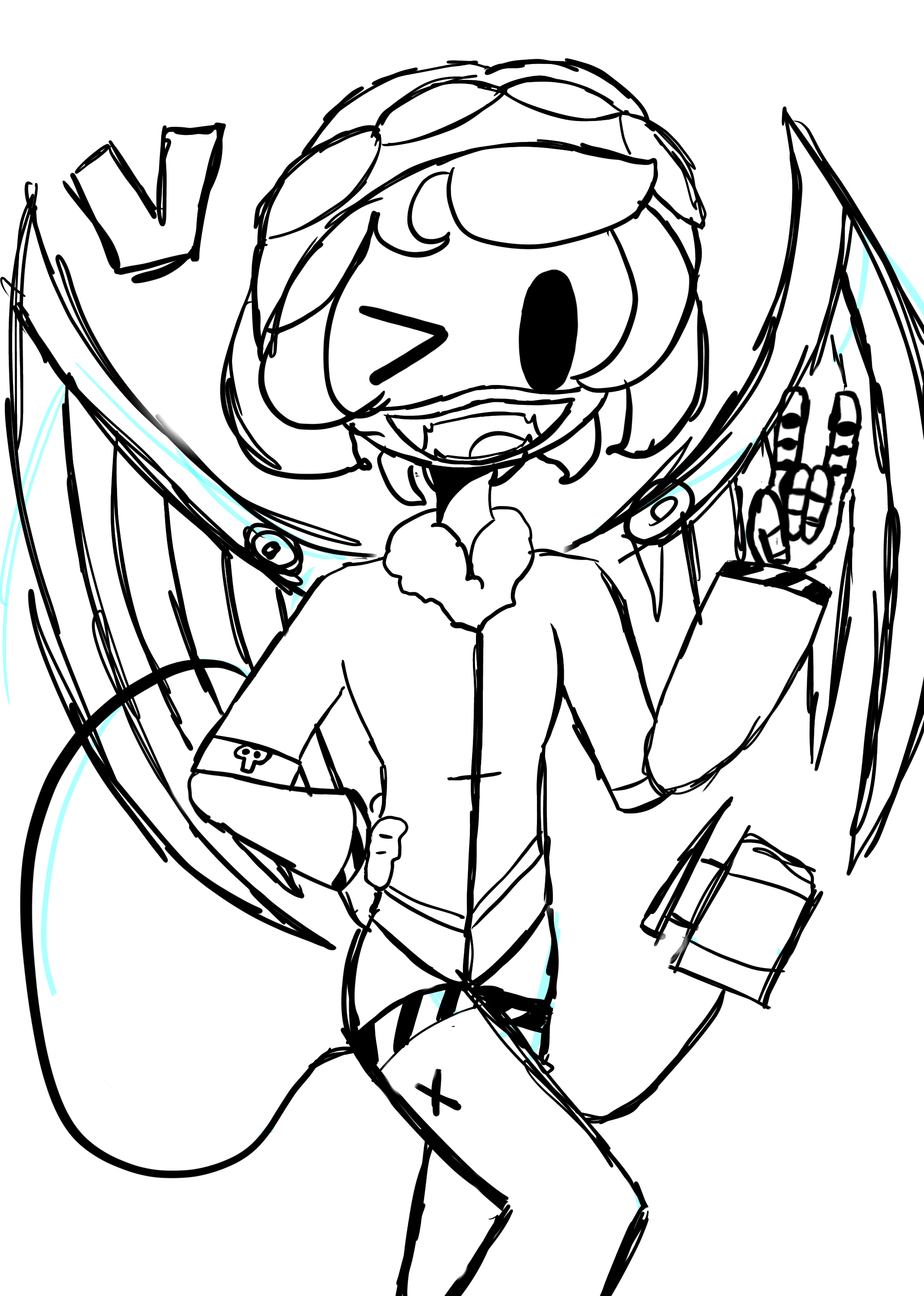 V from murder drones - ibisPaint