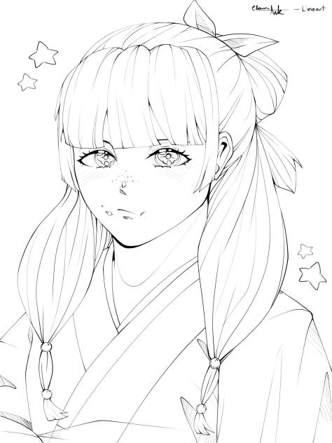 Maomao line art - ibisPaint