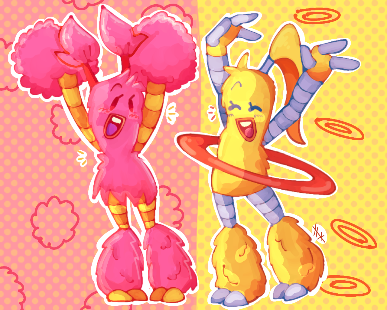 PomPom e Hoola - ibisPaint