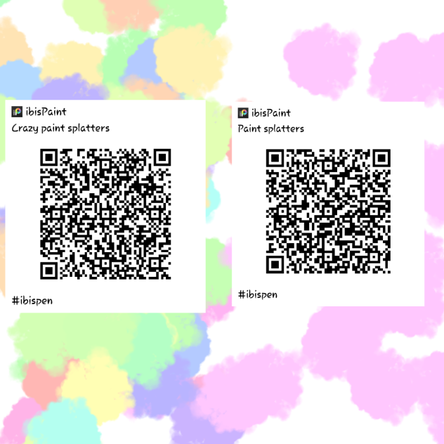 Paint splatters - ibisPaint