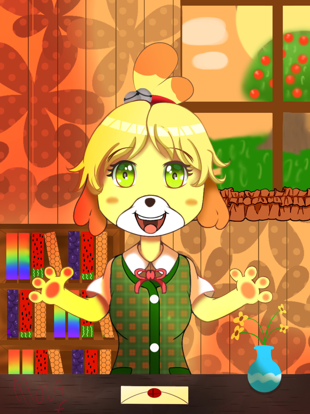 Isabelle is ready for Smash! - ibisPaint