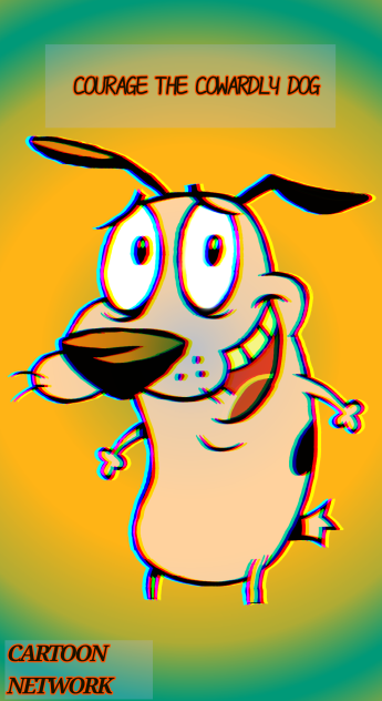 Courage The Cowardly Dog - ibisPaint