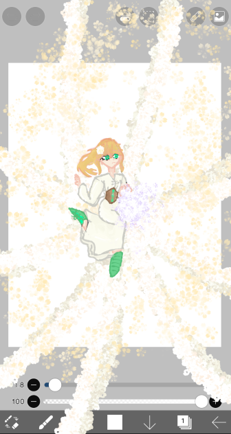 ~Flower swing~ - ibisPaint