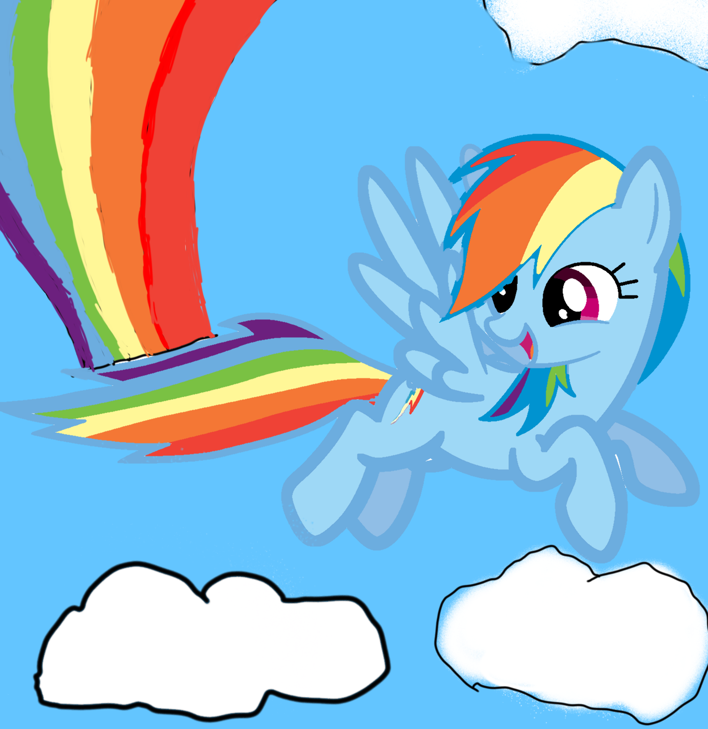 rainbow dash attitude🔥 - ibisPaint