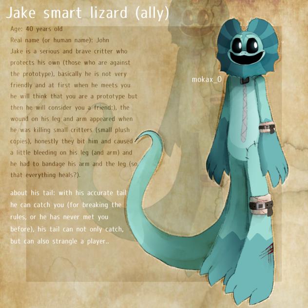 Jake smart lizard in horror version - ibisPaint