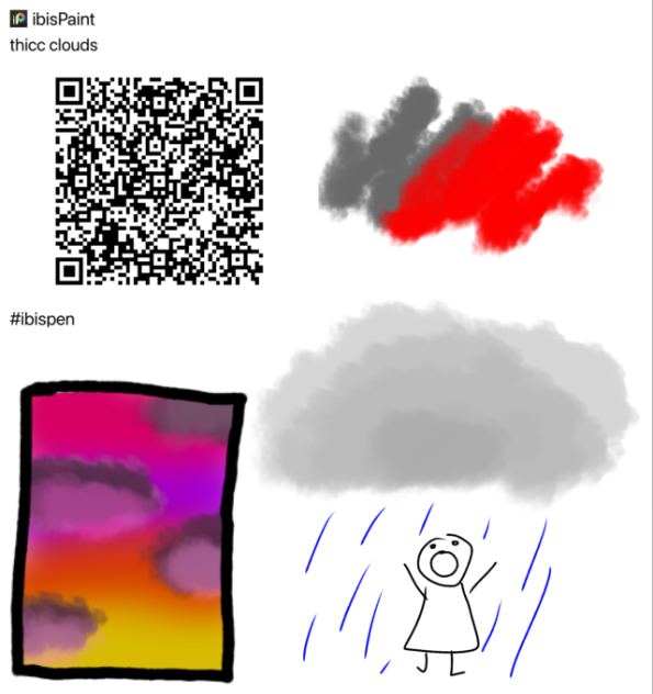 Cloud pen - ibisPaint