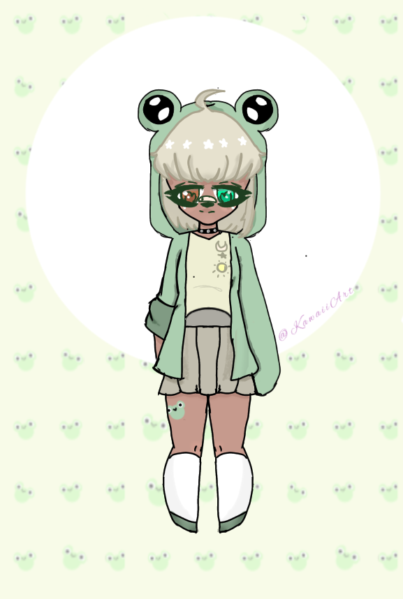 Froggy Girl - ibisPaint