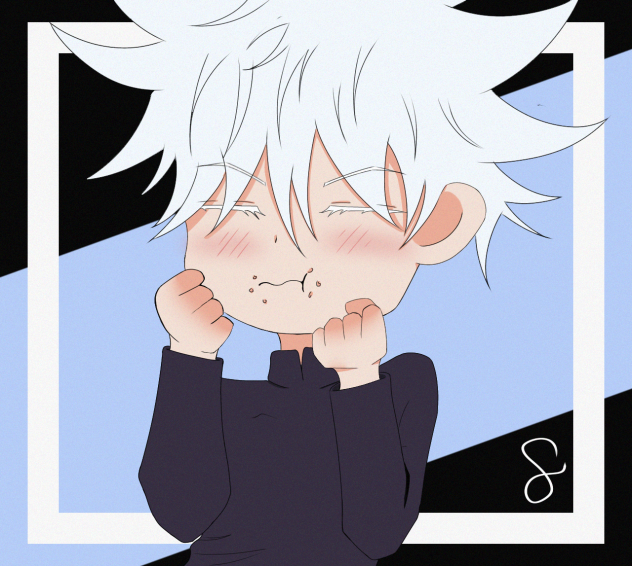 Cute gojo - ibisPaint