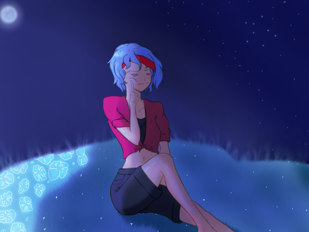 Thinking a little - ibisPaint