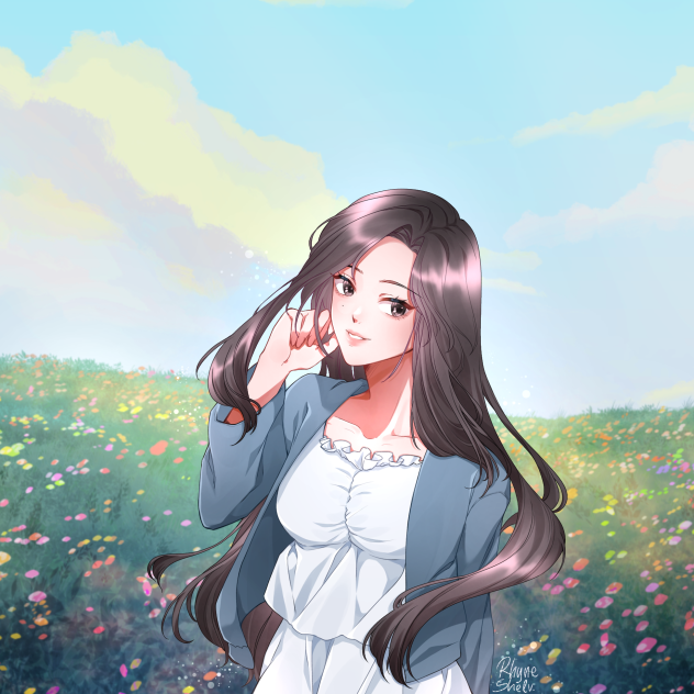 Long Hair Rhyne - ibisPaint