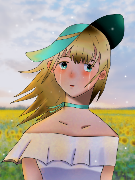 sunset in tears - ibisPaint