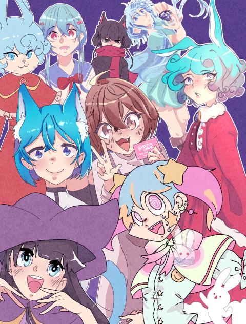 Bunch of Azus - ibisPaint