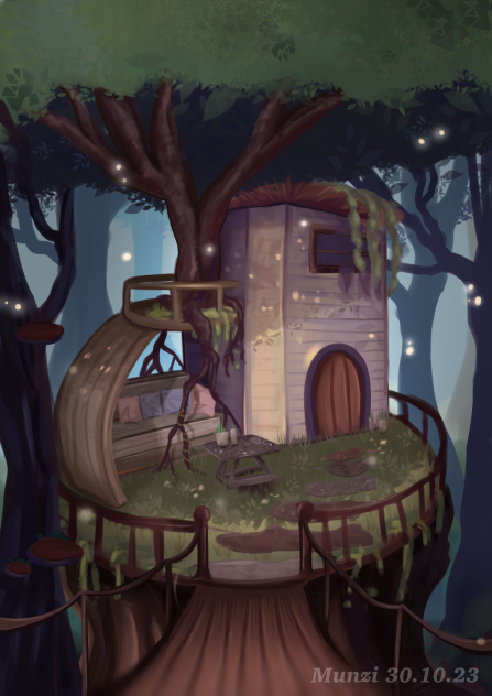 Modern tree house ig… - ibisPaint