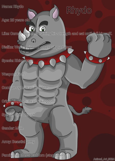 Rhydo Rhinoceros - ibisPaint