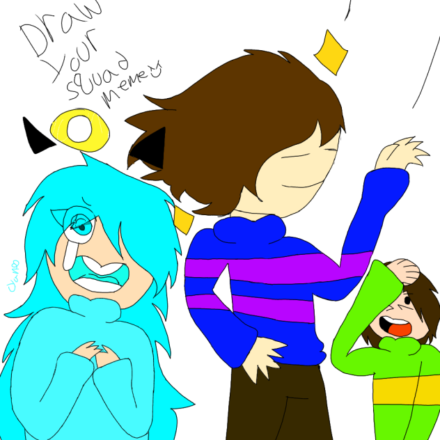 draw you squad undertale - ibisPaint