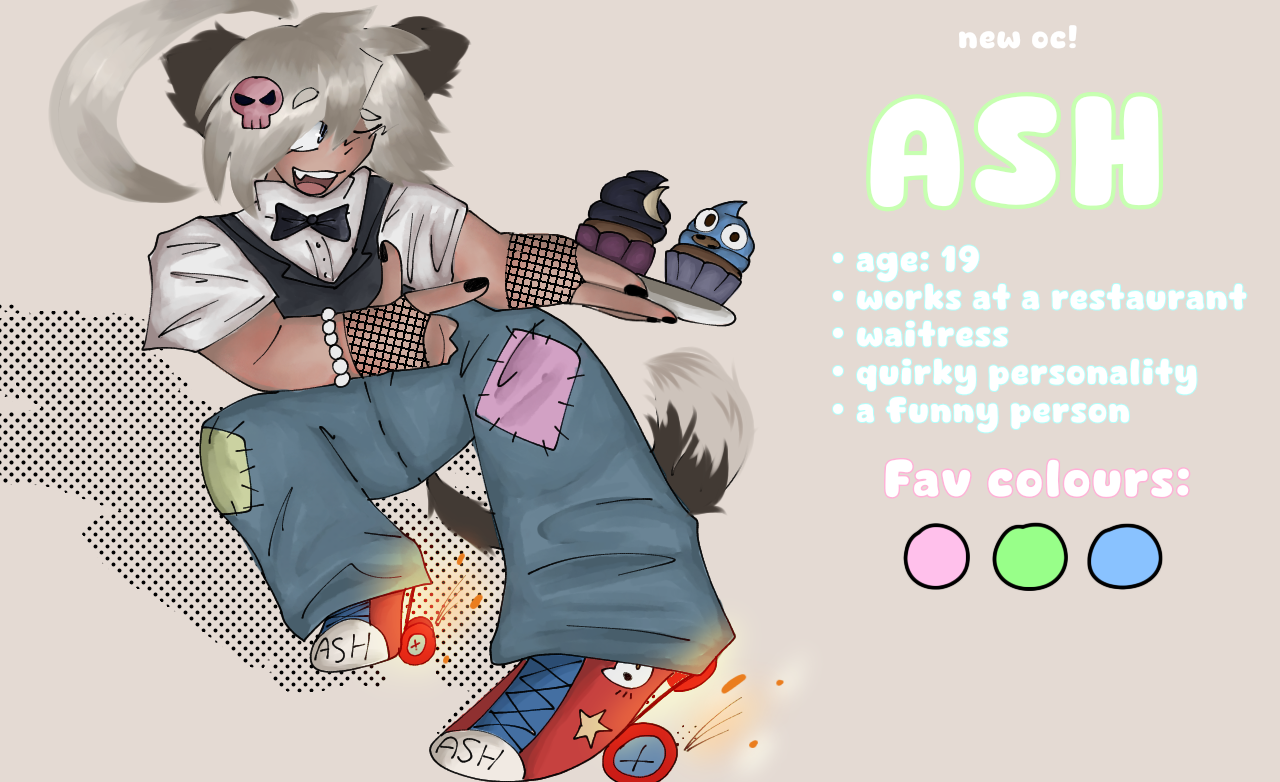 NEW OC!! ASH☆ - ibisPaint
