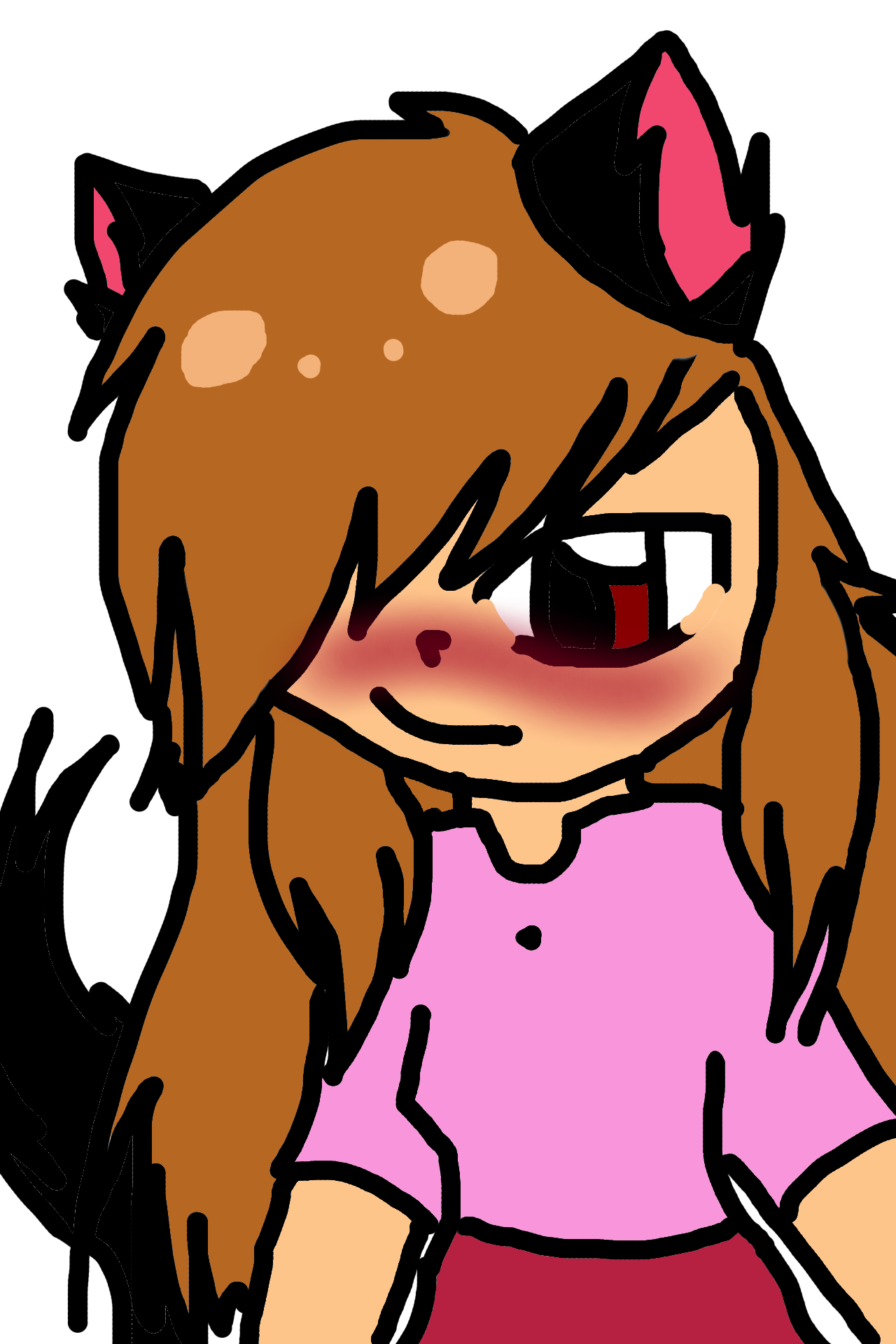 Bouncy non-chibi again - ibisPaint