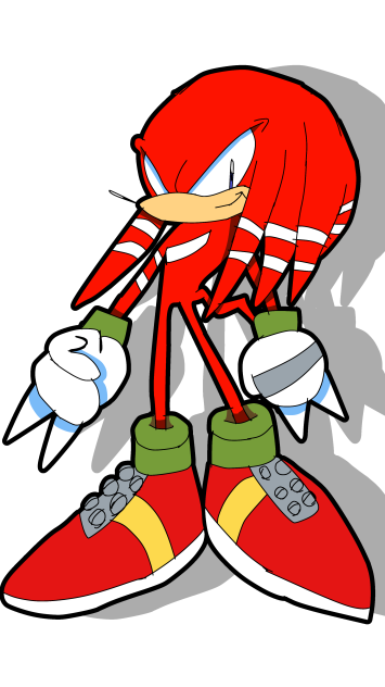 Knuckles redesign - ibisPaint