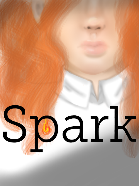 nanowrimo 2015 cover art SPARK - ibisPaint